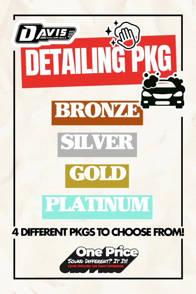 Detailing Packages - Davis Chevrolet Buick GMC Ltd. Airdrie
